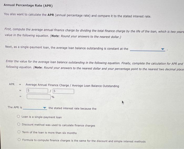 You are taking out a single-payment loan that uses | Chegg.com