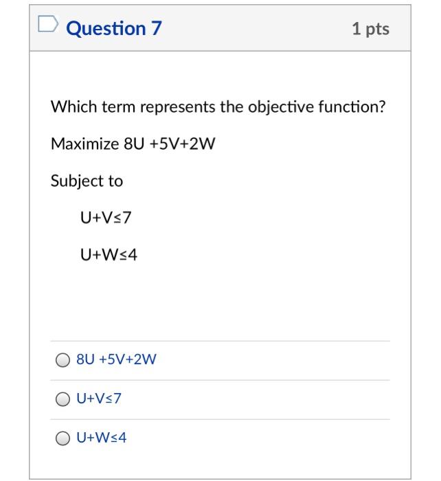 The following model is a valid linear programming | Chegg.com