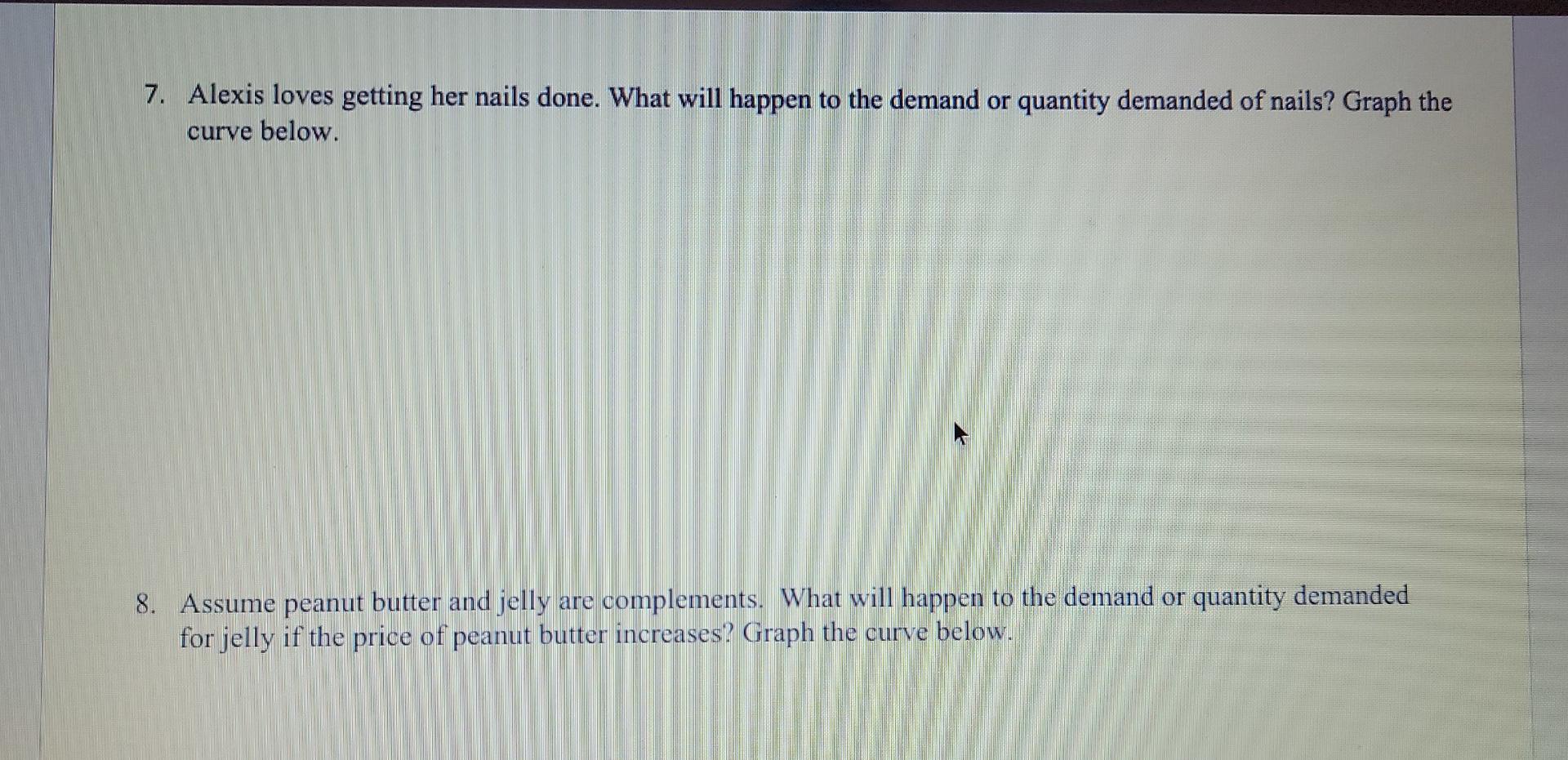 Solved Determinants of Demand Worksheet Directions: For each | Chegg.com