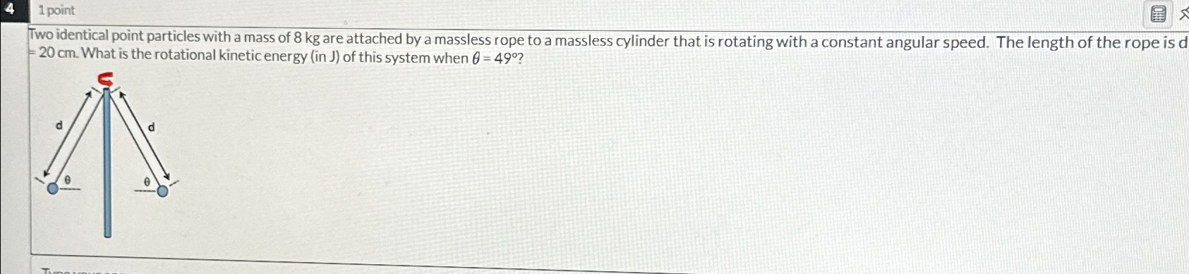Solved 4 ﻿pointTwo identical point particles with a mass of | Chegg.com