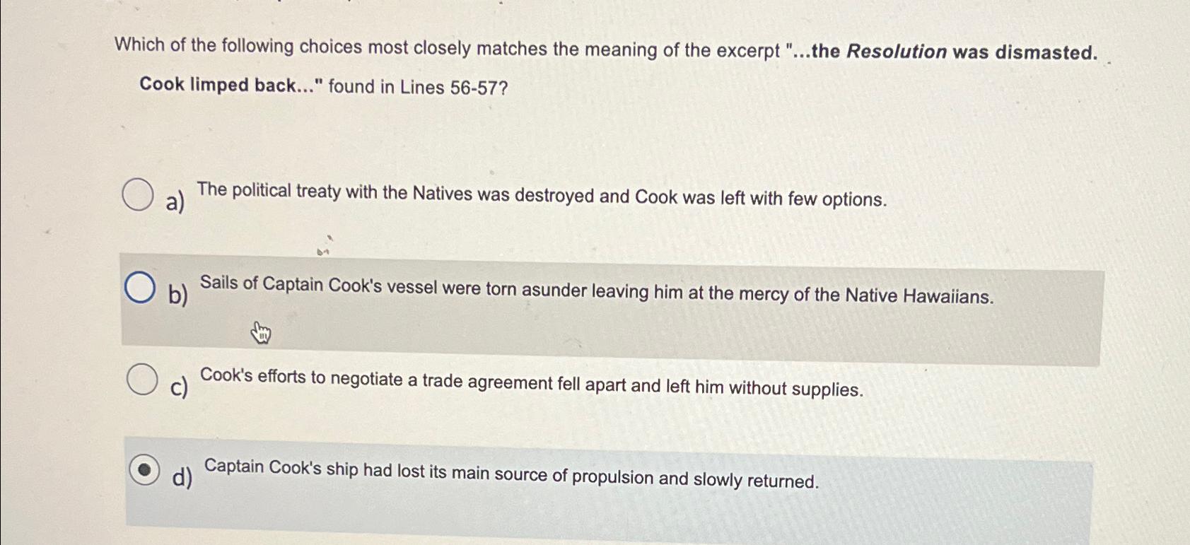 Solved Which of the following choices most closely matches | Chegg.com