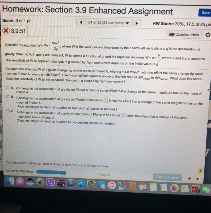 Solved Homework Section 3 9 Enhanced Assignment Score 0 Of