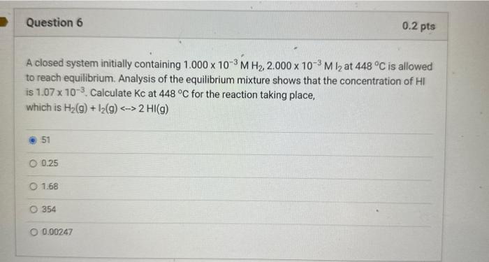 Solved A closed system initially containing | Chegg.com