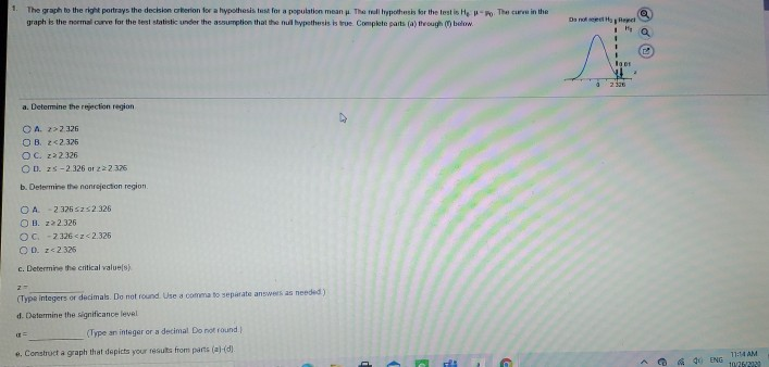 Solved 1 The graph to the right portrays the decision | Chegg.com
