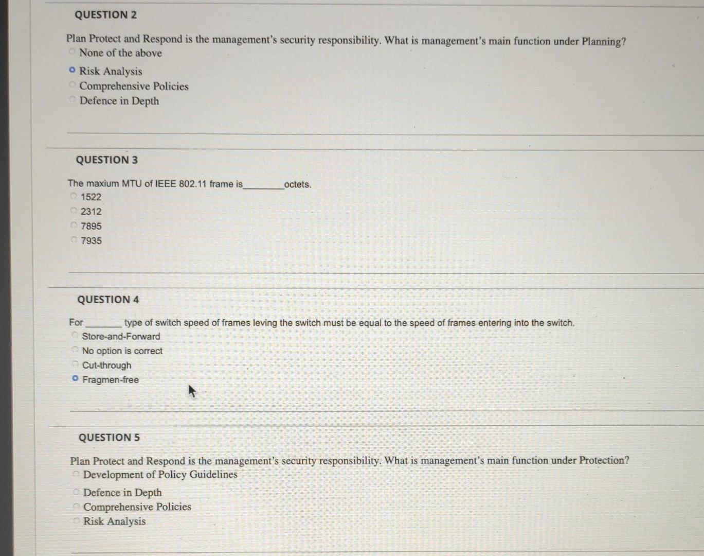 Solved QUESTION 2 Plan Protect and Respond is the | Chegg.com