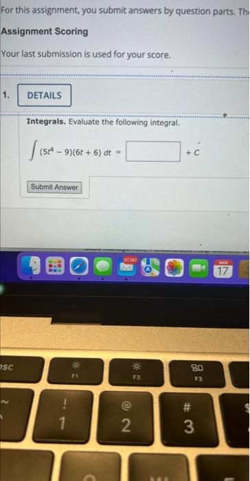 Solved For this assignment, you submit answers by question | Chegg.com