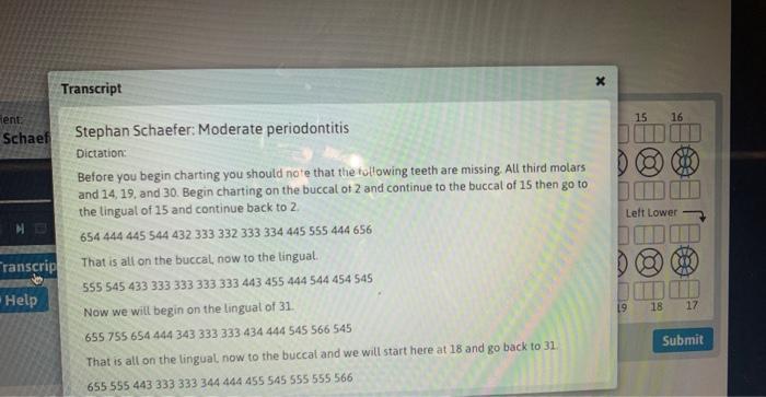 Stephen Schaefer View Transcript (3) Help Right Upper | Chegg.com