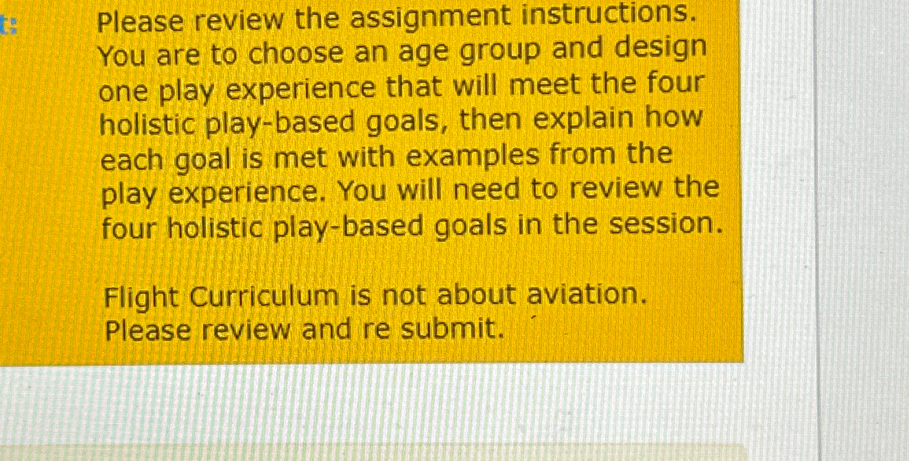 Solved Please review the assignment instructions. You are to | Chegg.com
