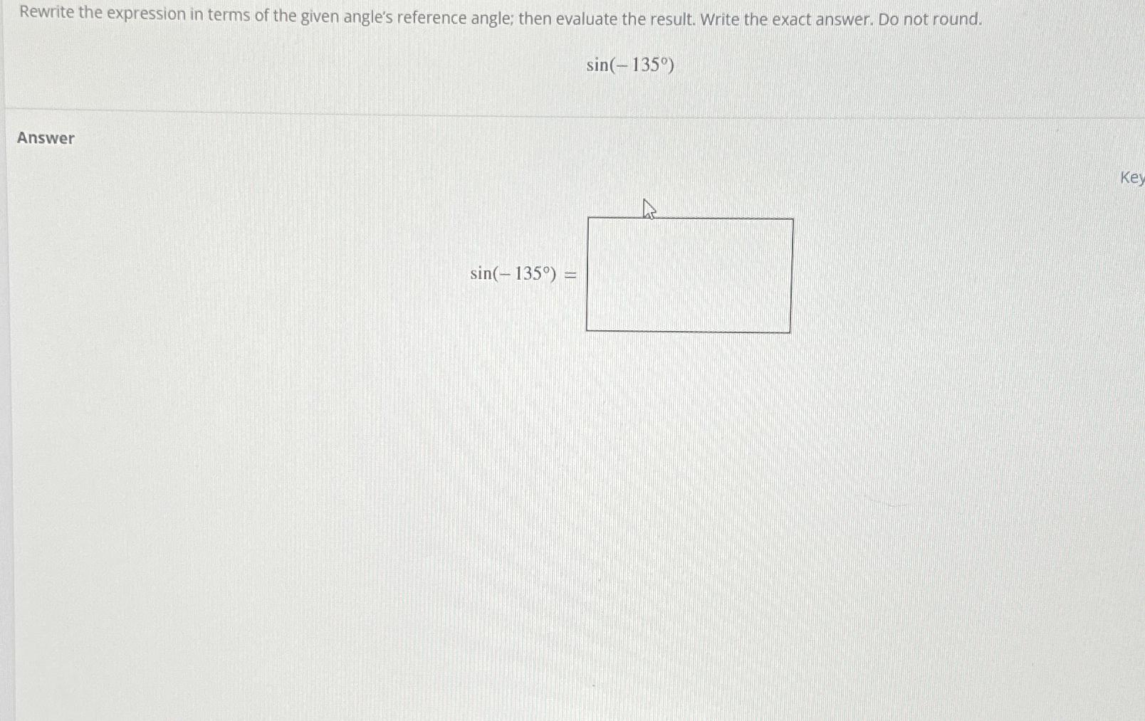 Solved Rewrite the expression in terms of the given angle's | Chegg.com