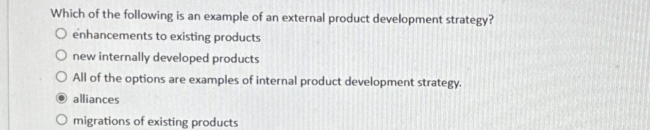 Solved Which of the following is an example of an external | Chegg.com