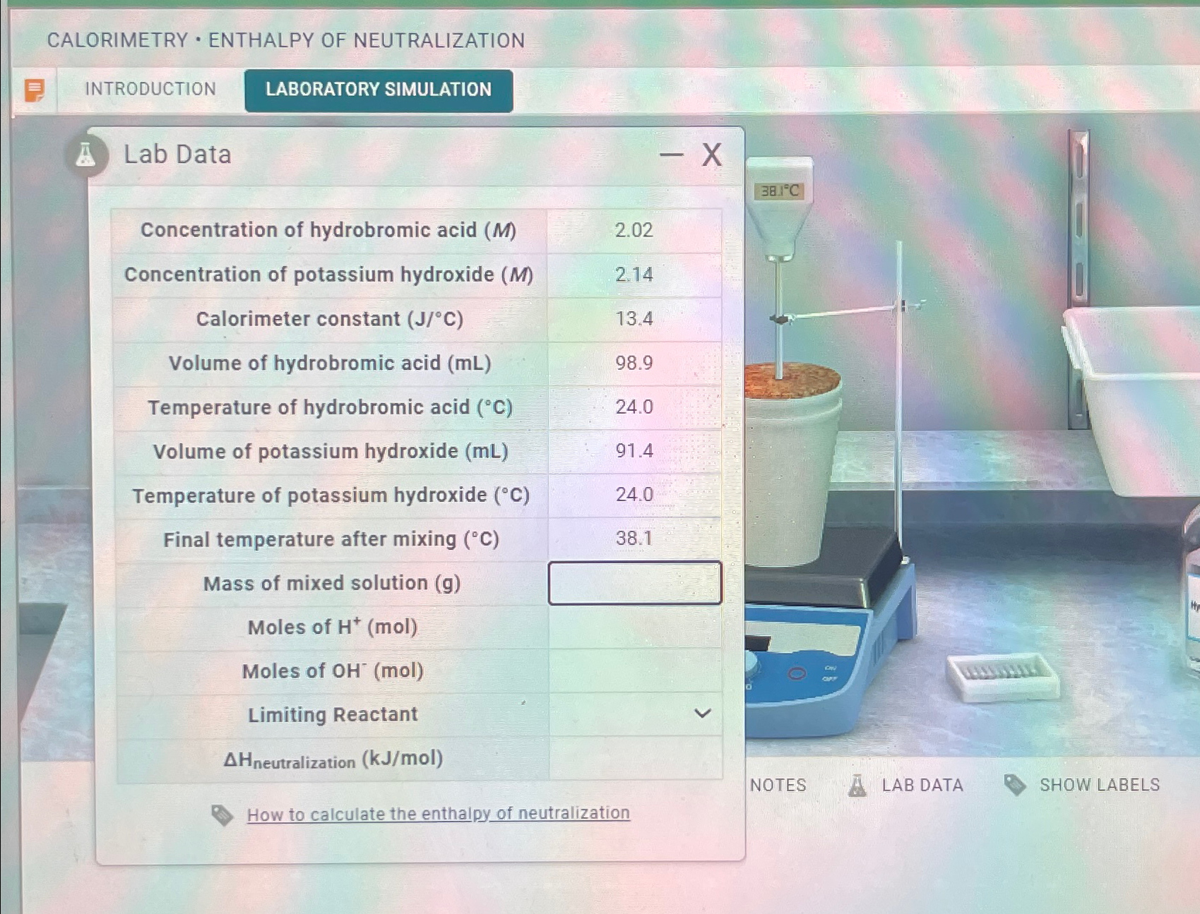 Solved please solve all.... CALORIMETRY * ﻿ENTHALPY OF | Chegg.com