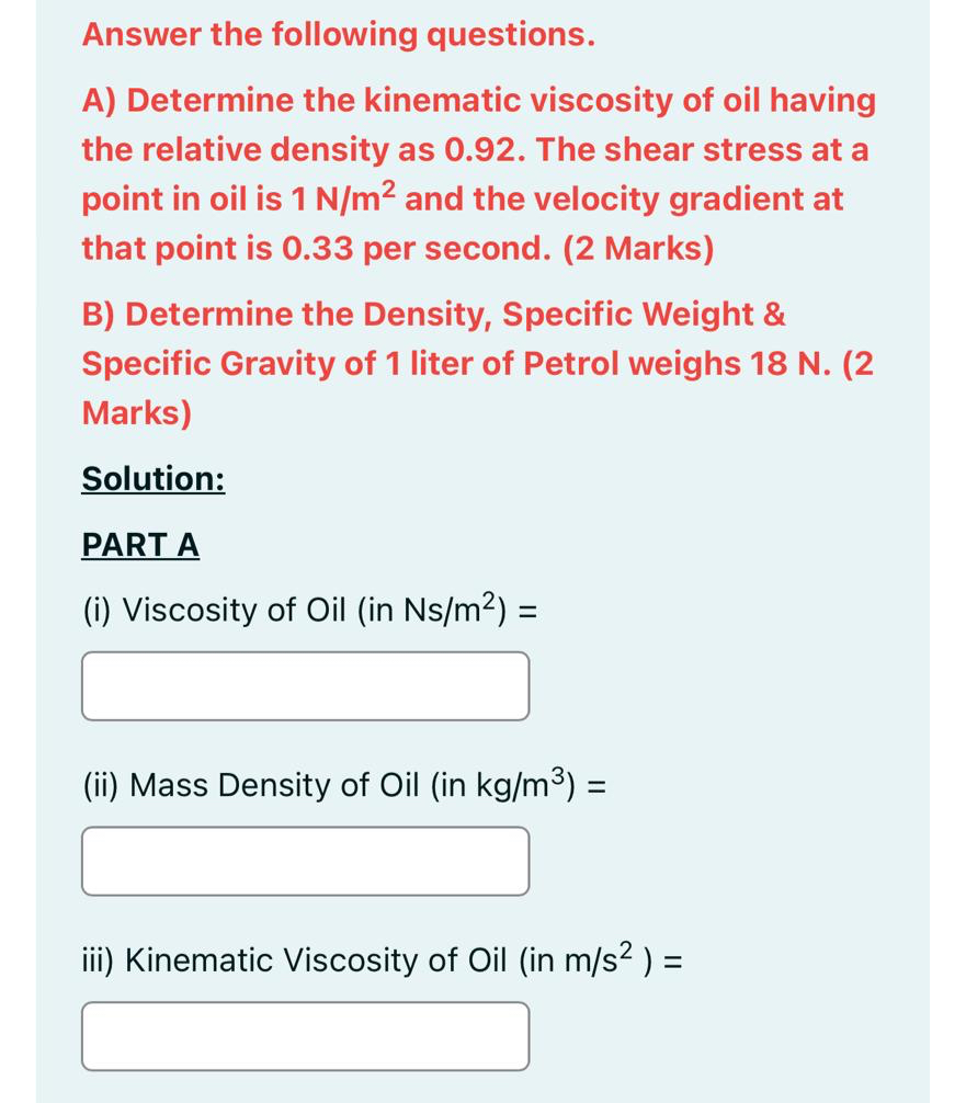 Solved Answer the following questions.A) ﻿Determine the | Chegg.com