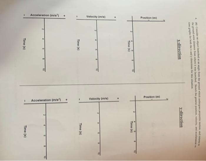 Solved Pre-Lab for Lab 4: Motion in 2-Dimension 1. (6) What | Chegg.com
