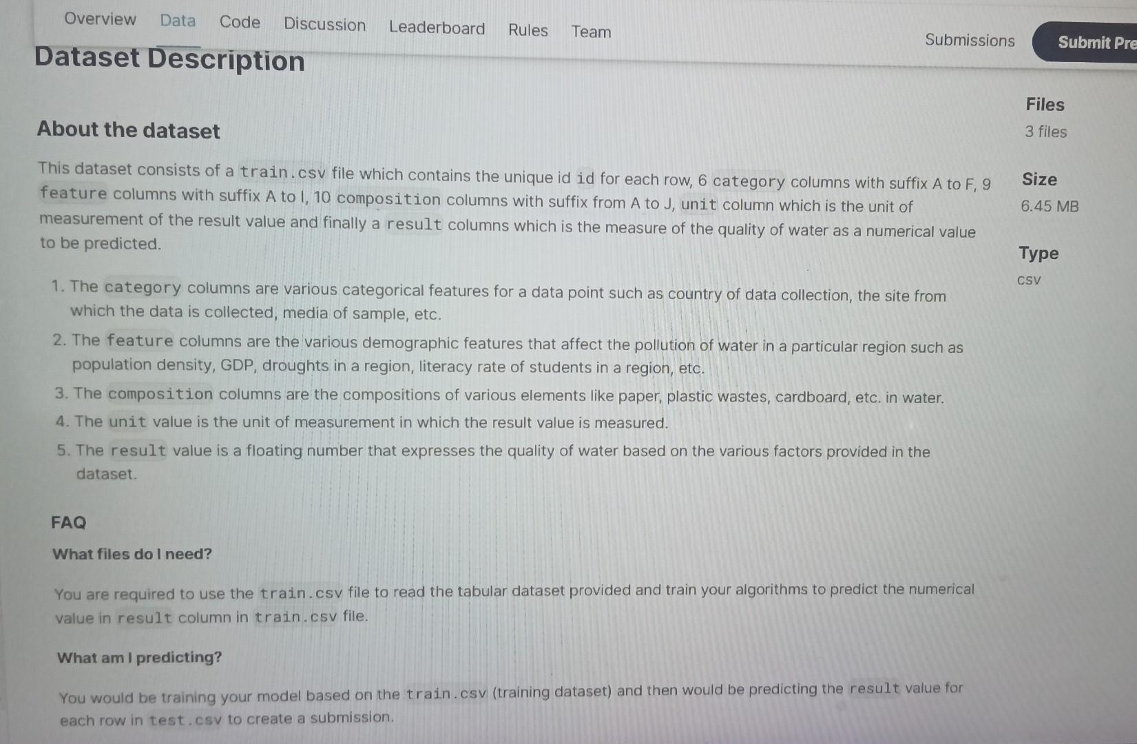Solved kaggle dat a thon 23 u can find datasets on kaggle | Chegg.com