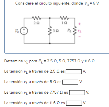 Solved Considere el circuito siguiente, donde | Chegg.com