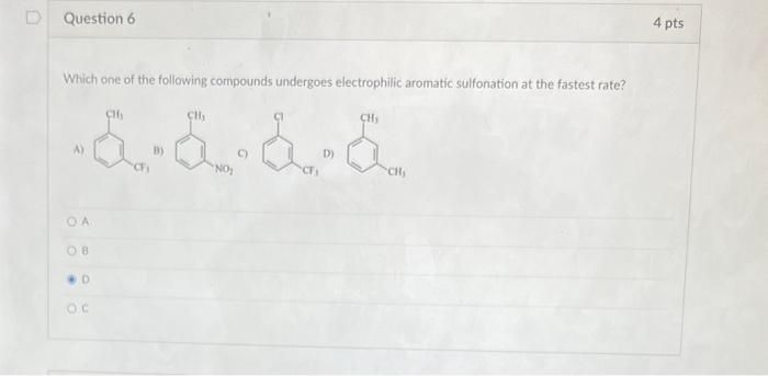 Solved Which one of the following compounds undergoes | Chegg.com