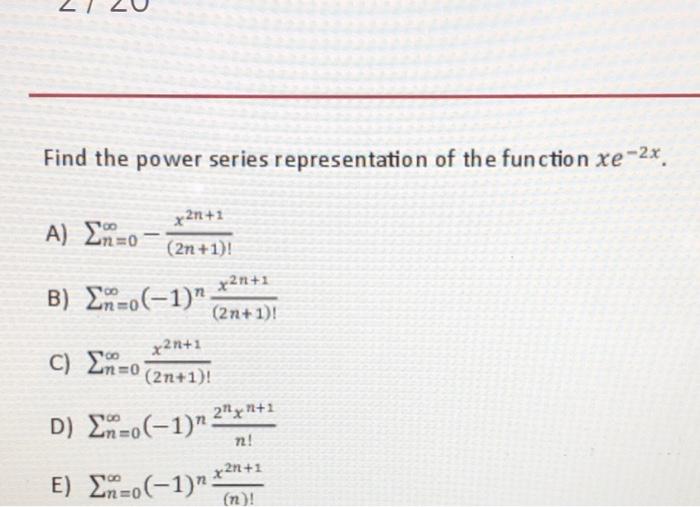 Solved Find the power series representation of the function | Chegg.com