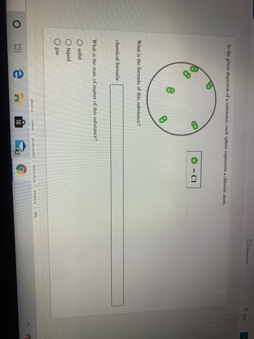 Solved In the given depiction of a substance, each sphere | Chegg.com