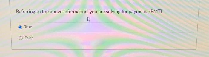 Solved The (?) in the t-bar is asking you to solve for what | Chegg.com