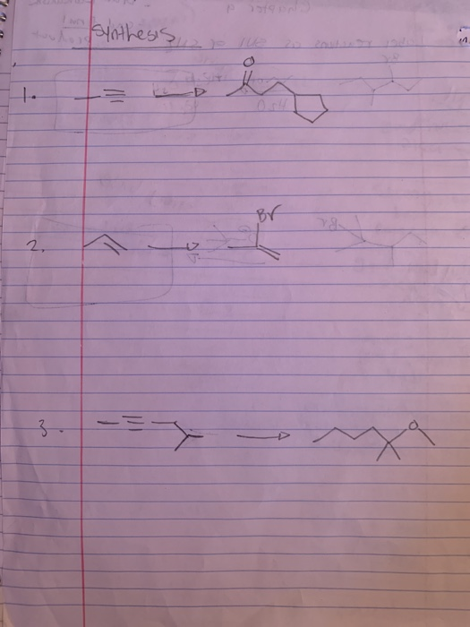 Solved Synthesis, | Chegg.com