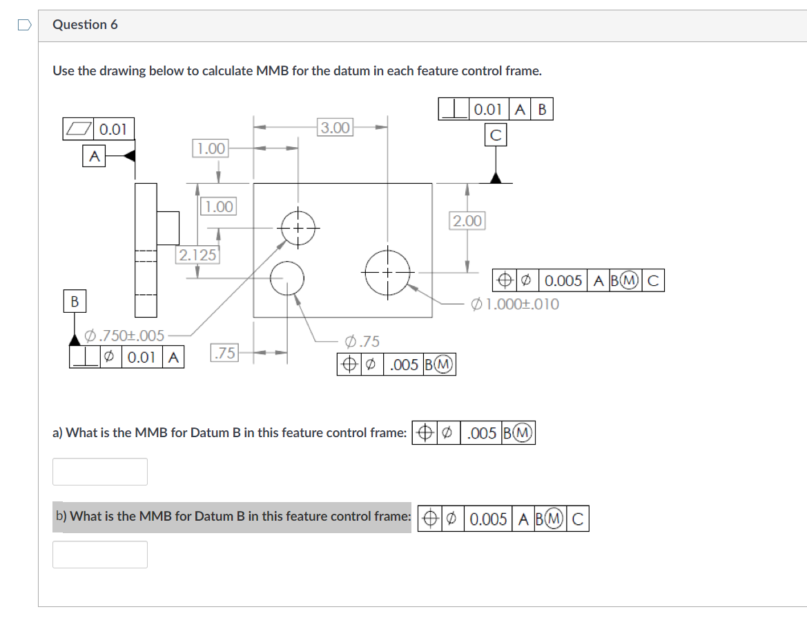 Solved Use the drawing below to calculate MMB for the datum | Chegg.com