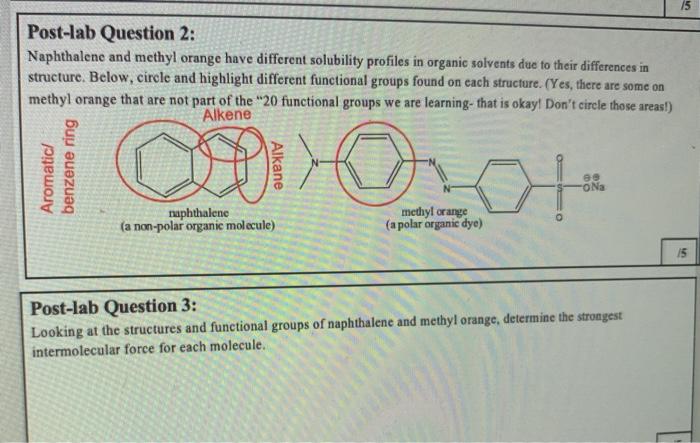 Solved question 2 and question 3circle functional groups in | Chegg.com
