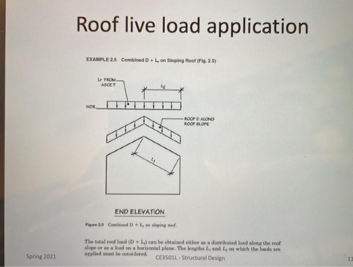 Solved Please see the attached for the live load calculation | Chegg.com