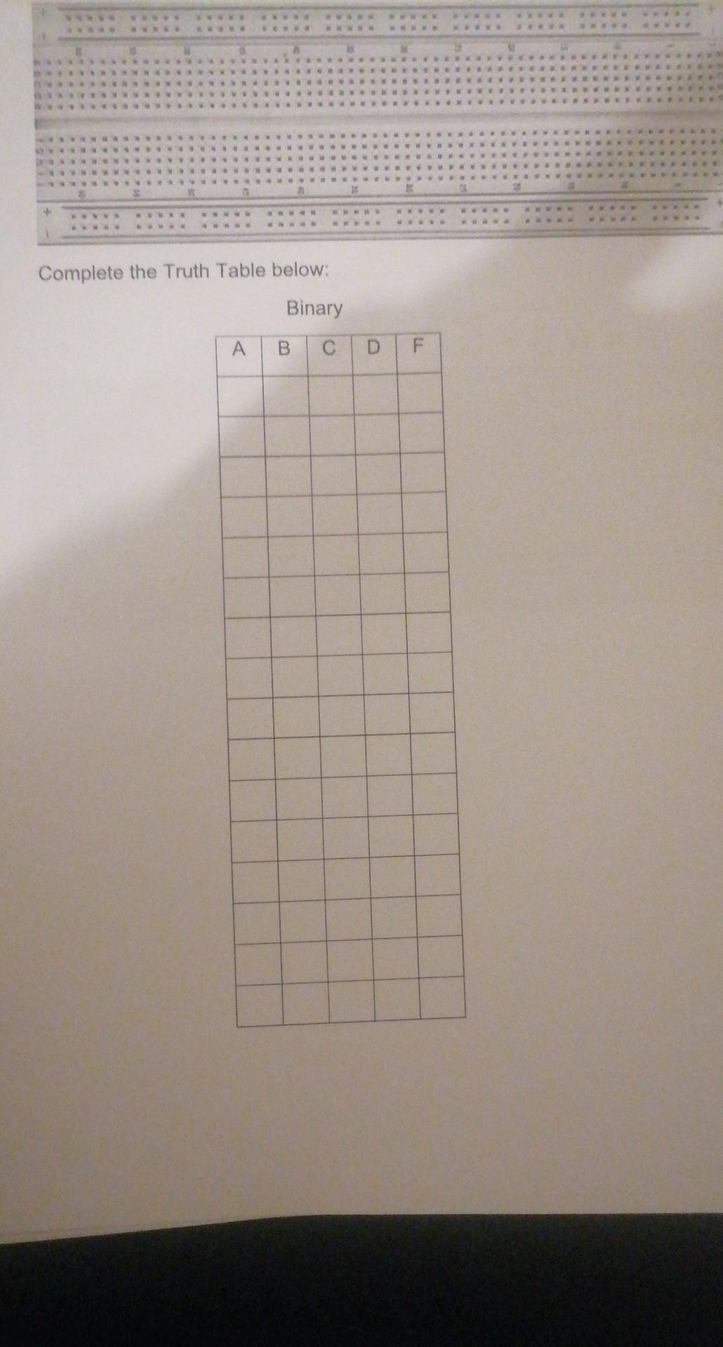 Solved Experiment 3. Objective: Convert binary input code to | Chegg.com