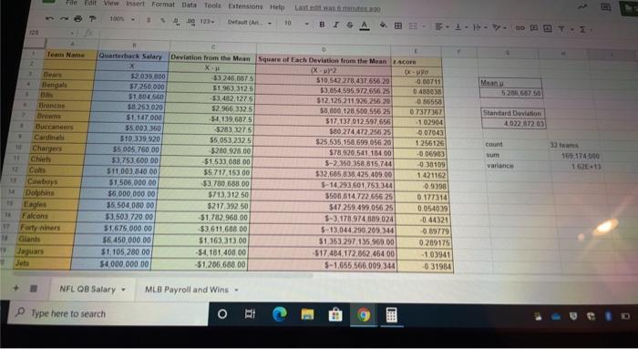 File Edit View Insert Format Data Tools Extensions | Chegg.com