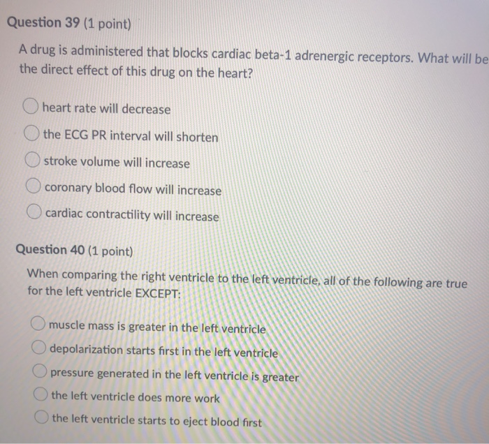 Solved Question 29 (1 point) Saved The Bainbridge reflex | Chegg.com