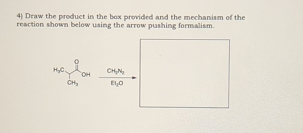 Solved Draw the product in the box provided and the | Chegg.com