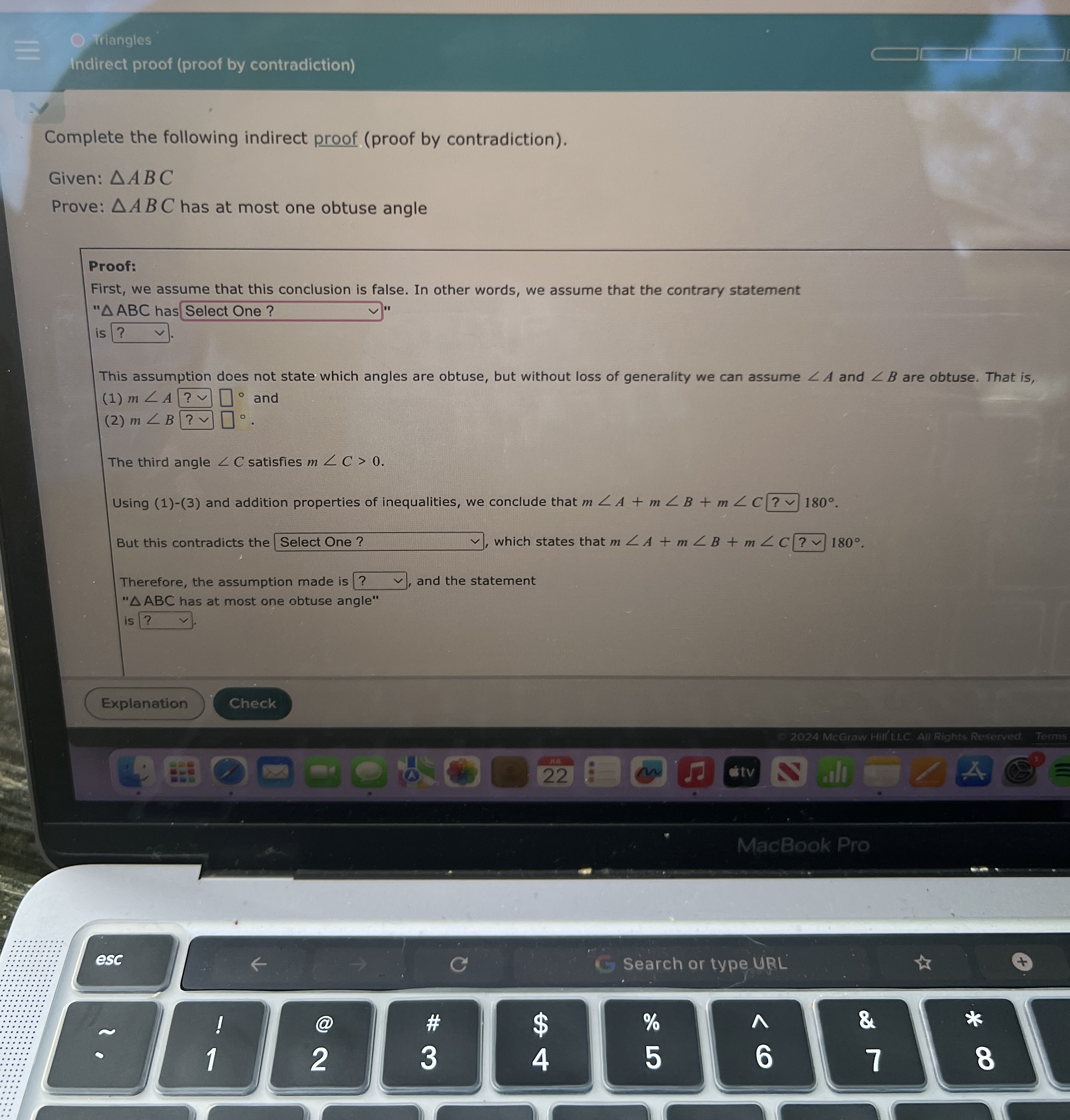 Solved rrianglesIndirect proof (proof by | Chegg.com