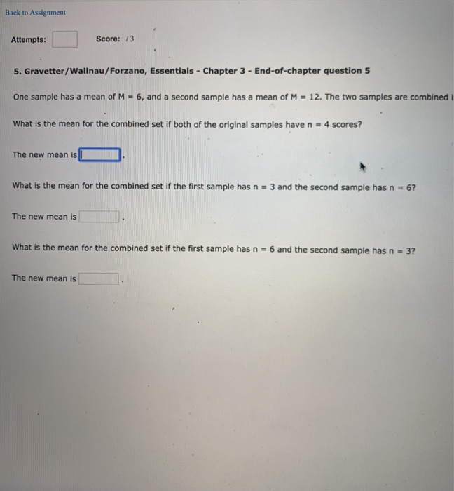 Solved Back to Assignment Attempts: Score: 3 5. | Chegg.com