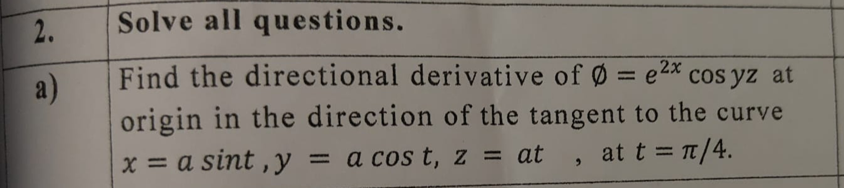 Solved Solve all questions.a) ﻿Find the directional | Chegg.com