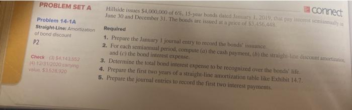 Solved PROBLEM SETA Problem 14-1A Straight-Line: | Chegg.com