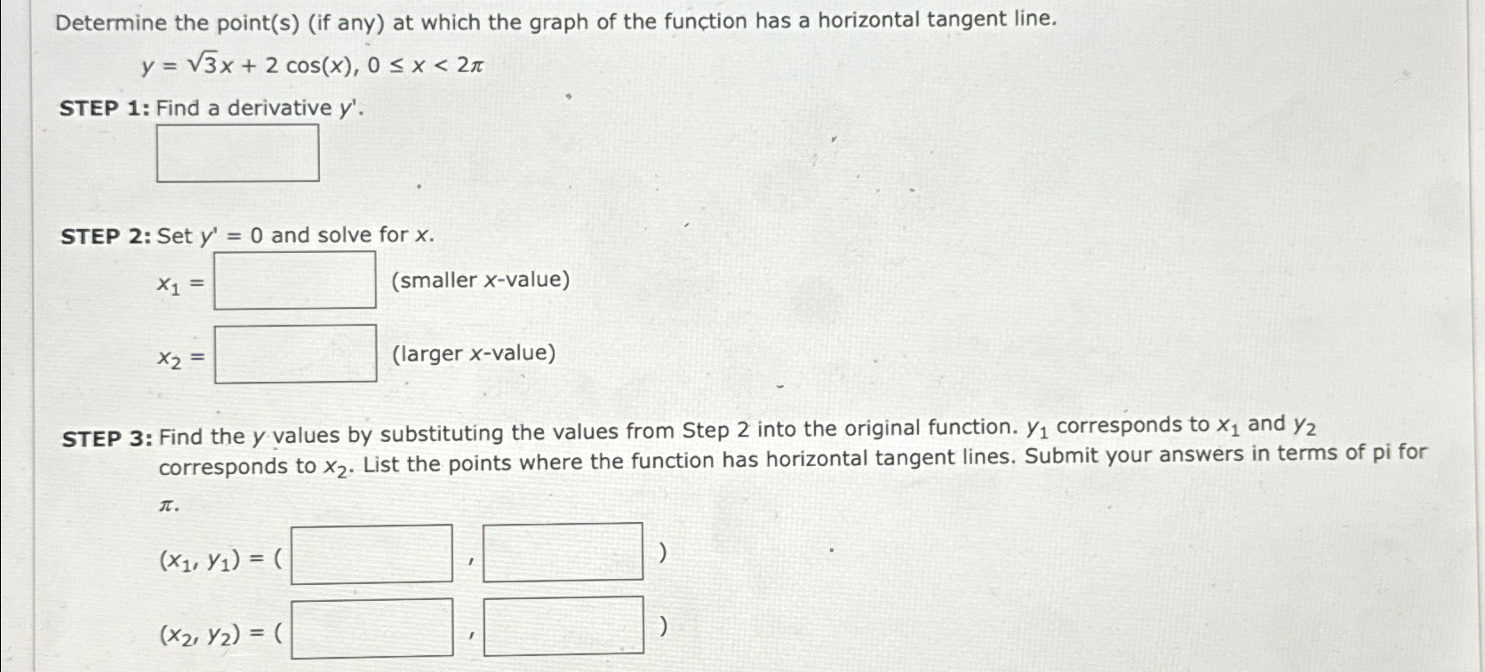 Solved Determine the point(s) (if any) ﻿at which the graph | Chegg.com