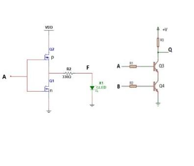 Solved TTL-CMOS-NMOS logic gates given in the figure a) | Chegg.com