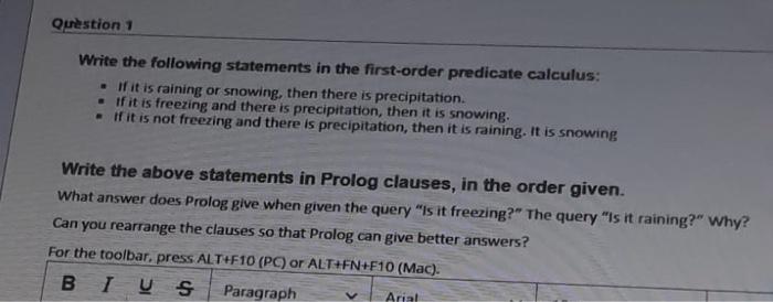 Solved Question 1 Write the following statements in the | Chegg.com