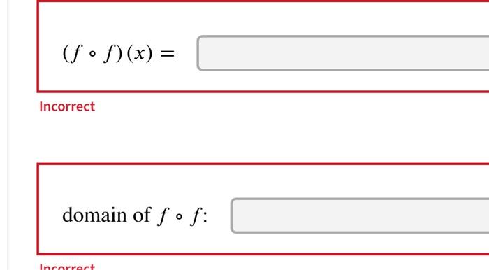 Solved (Give your answers for domains as intervals in the | Chegg.com