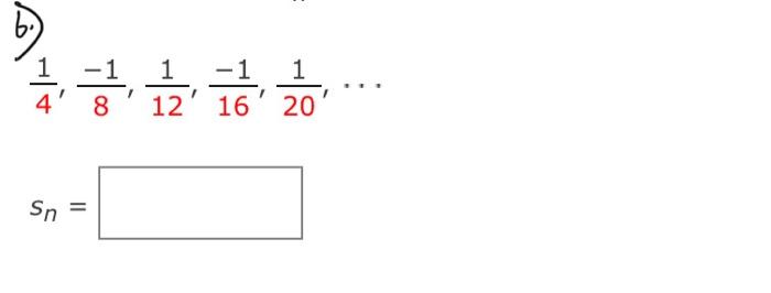 Solved 1. (-/1 Points] DETAILS a. Find a formula for sn, n 2 | Chegg.com