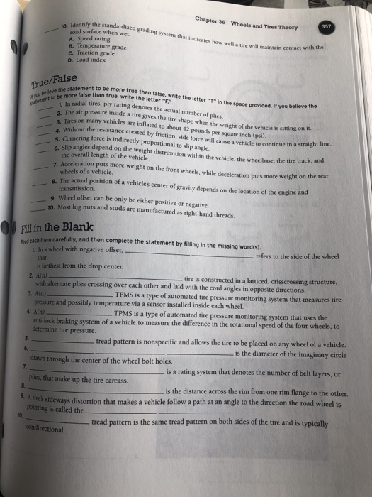 ules Matching F. Drop center G. EH2 rim H. Extended | Chegg.com