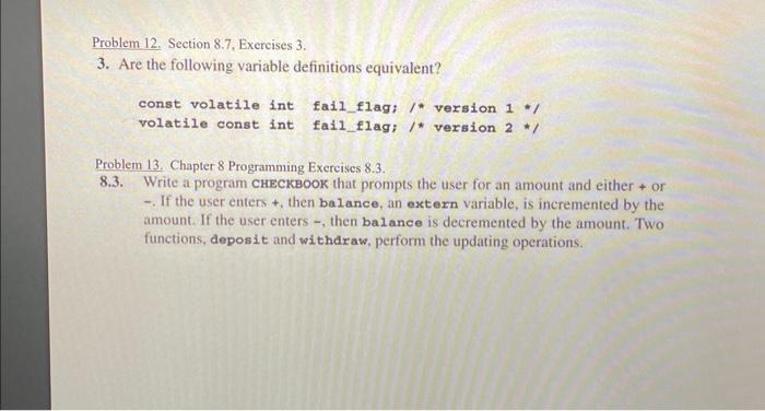 Solved Problem 5. Section 8.3, Exercise 1. 1. Explain how a | Chegg.com