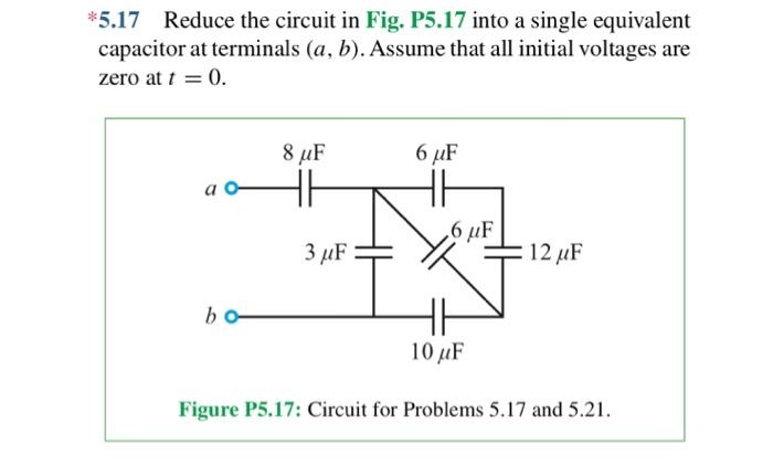 Solved *5.17 Reduce the circuit in Fig. P5.17 into a single | Chegg.com