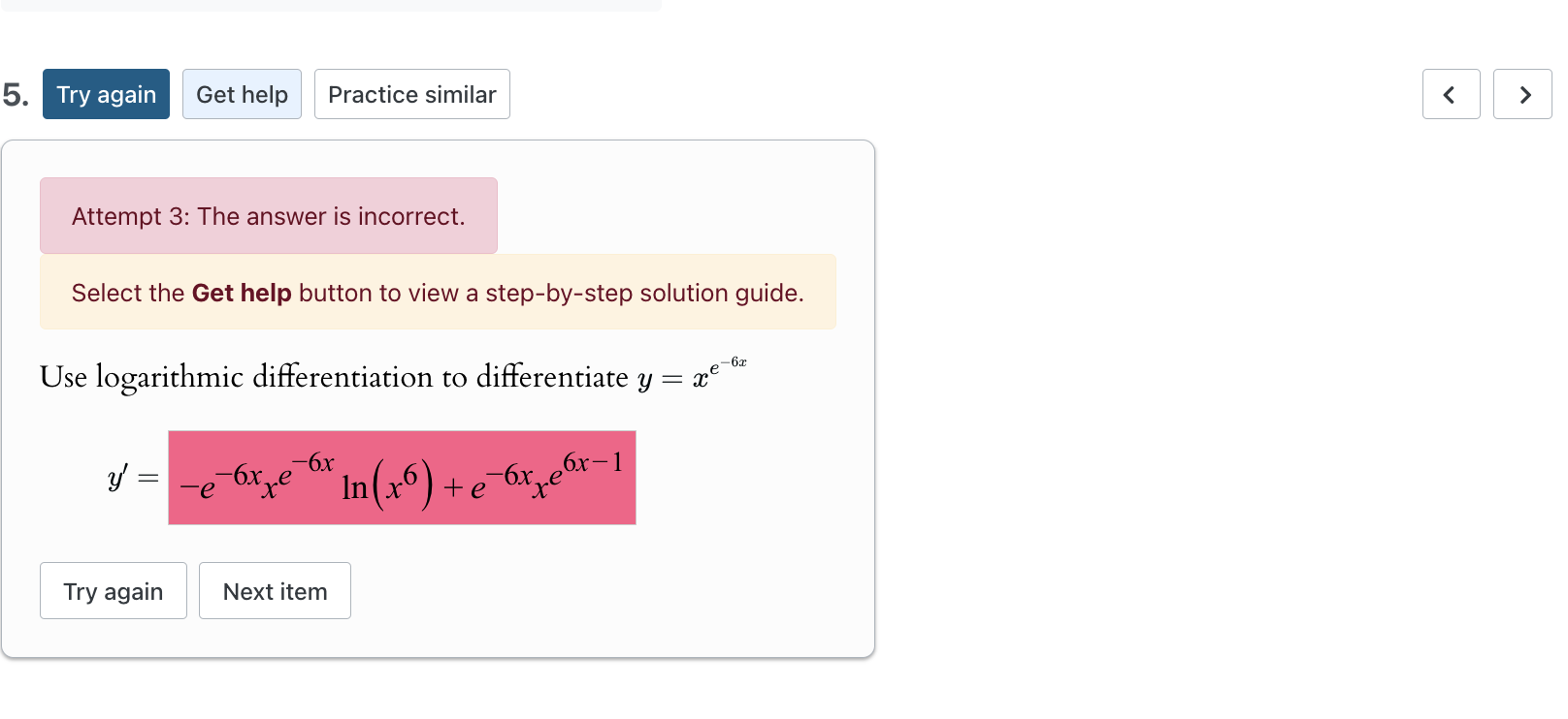 Solved Attempt 3: The answer is ﻿incorrect.Select the Get | Chegg.com