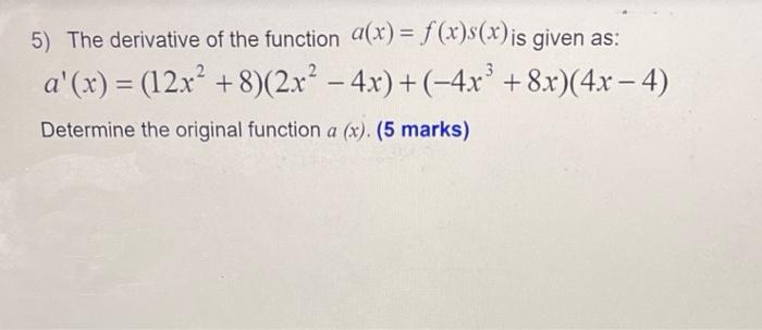 Solved 4) Find the derivative in the fully factored form of | Chegg.com