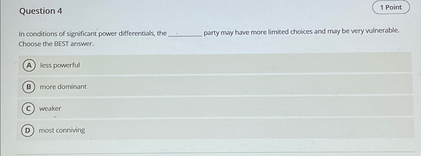 Solved Question 4In conditions of significant power | Chegg.com