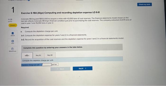 Solved Exercise 6-18A (Algo) Computing and recording | Chegg.com