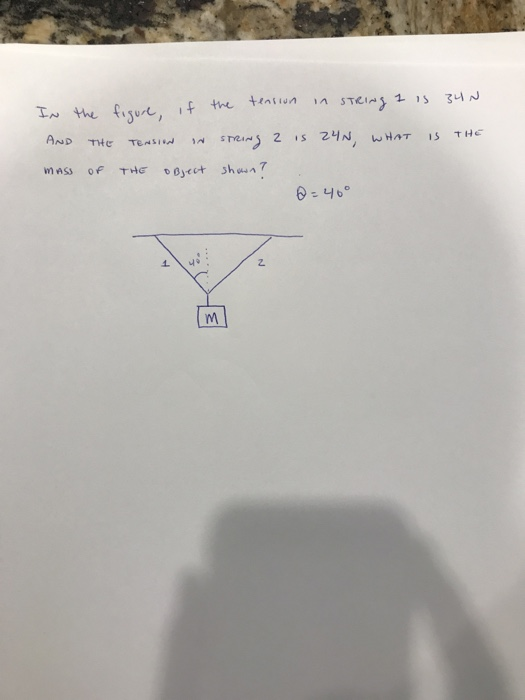 Solved IA 34N IS THE THE TENSION STRING 1 S In the figure, | Chegg.com Solved IA 34N IS THE THE TENSION STRING 1 S In the figure, | Chegg.com