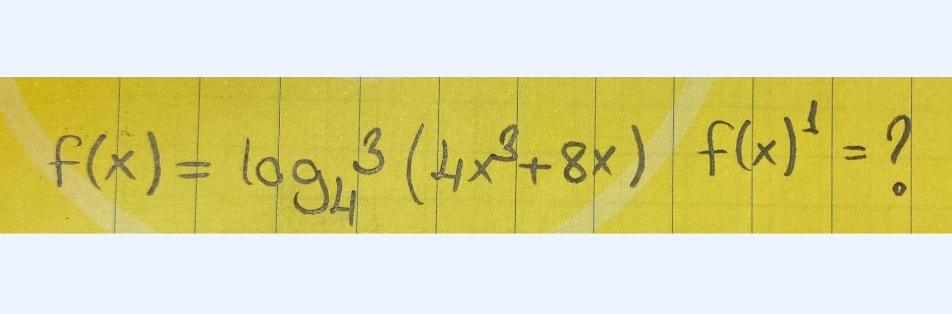 Solved f(x)=log43(4x3+8x),f(x)1= | Chegg.com Solved f(x)=log43(4x3+8x),f(x)1= | Chegg.com