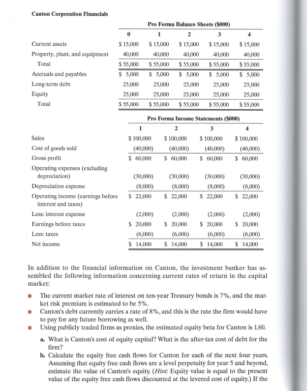 9-4 ﻿ENTERPRISE VALUATION - ﻿TRADITIONAL WACC MODEL | Chegg.com